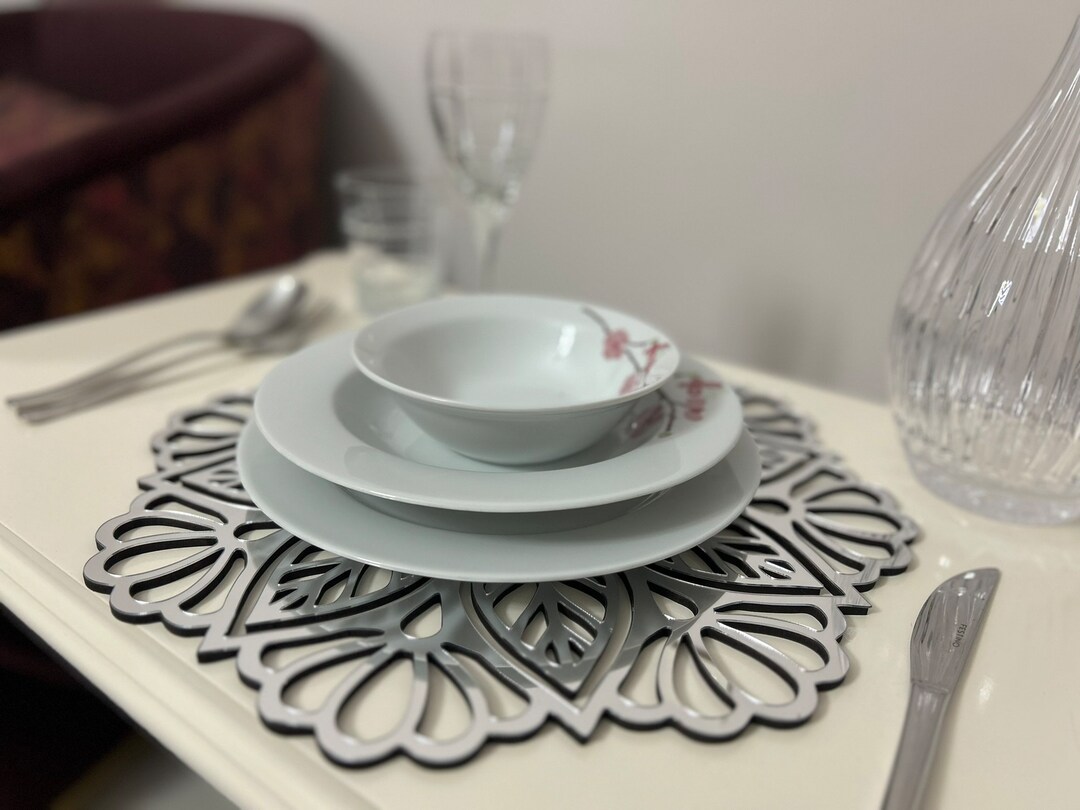 8 Piece Plate Supla, American Service,american Placemat, Table Decor ...