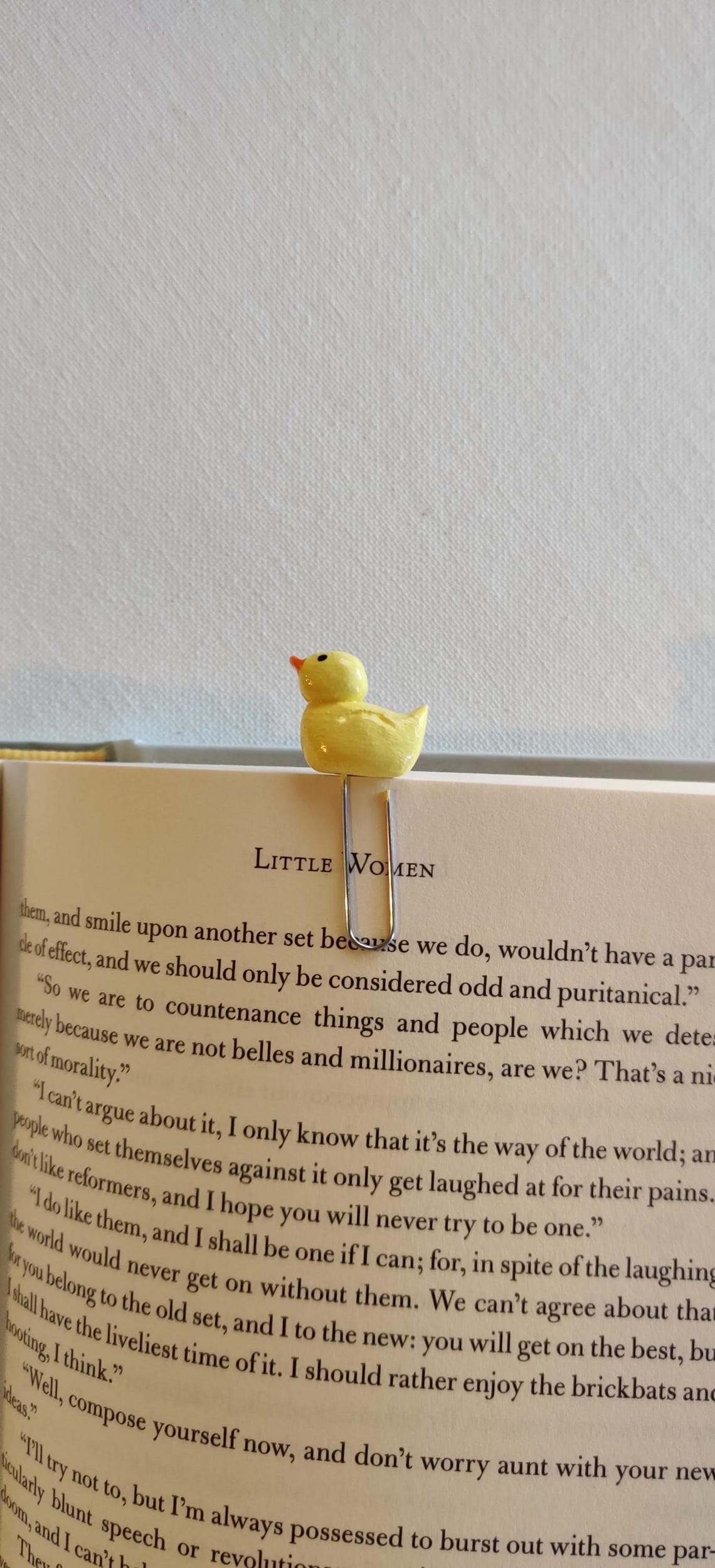 Clay Bookmark Paperclip Figurine | Rubber Duck | Cute | Minimal ...