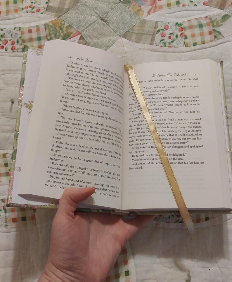 Bridgerton Book 1 Special Edition Cloth Rebind the Duke and I by Julia Quinn - Etsy