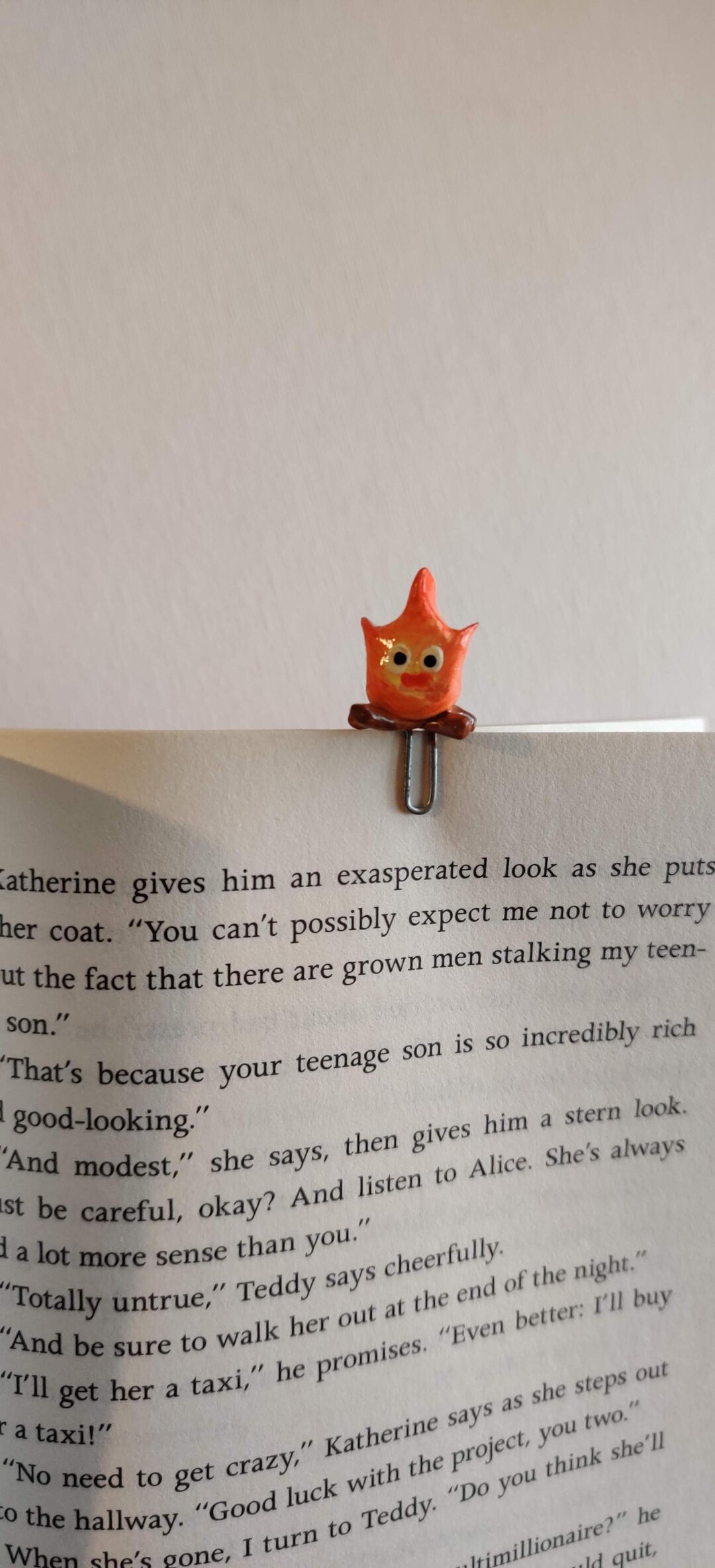 Clay Bookmark Paperclip Figurine Ghibli Inspired Cute Minimal Bookish ...