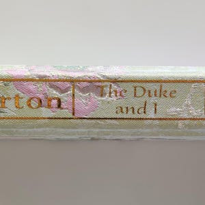 Bridgerton Book 1 Special Edition Cloth Rebind Book the Duke and I by Julia Quinn - Etsy