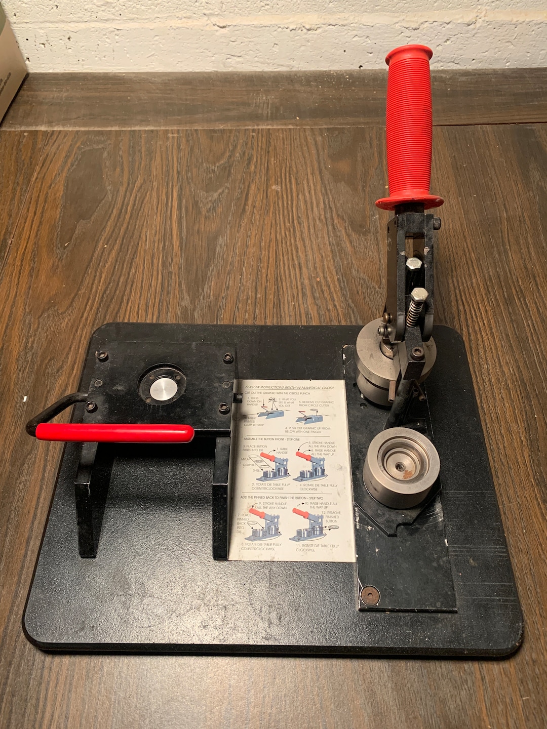 Button Maker, Tecre Button Making Kit 1.25 1-1/4 Inch Used button ...