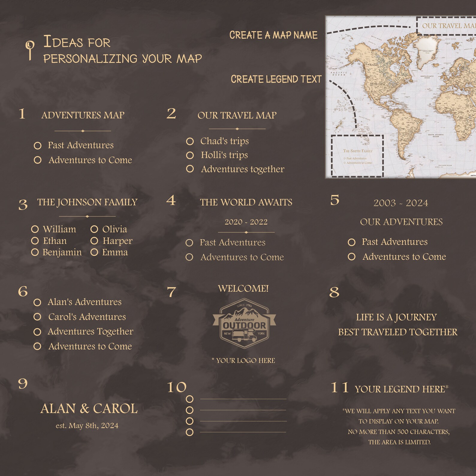 Push Pin World Map: Track Your Adventures With This Old Style Map ...