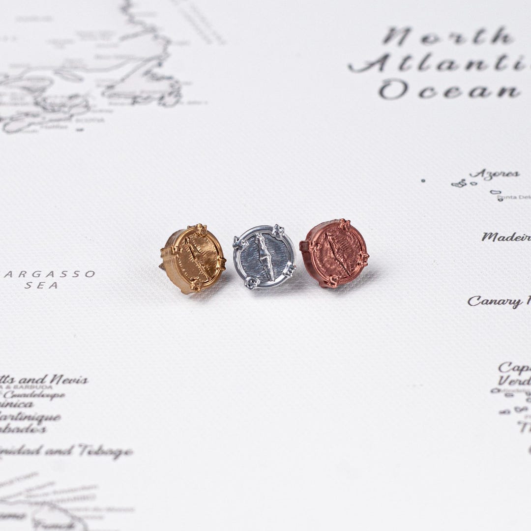 Compass Map Push Pins – 3D Travel Map Markers (set of 5+) - Etsy Australia