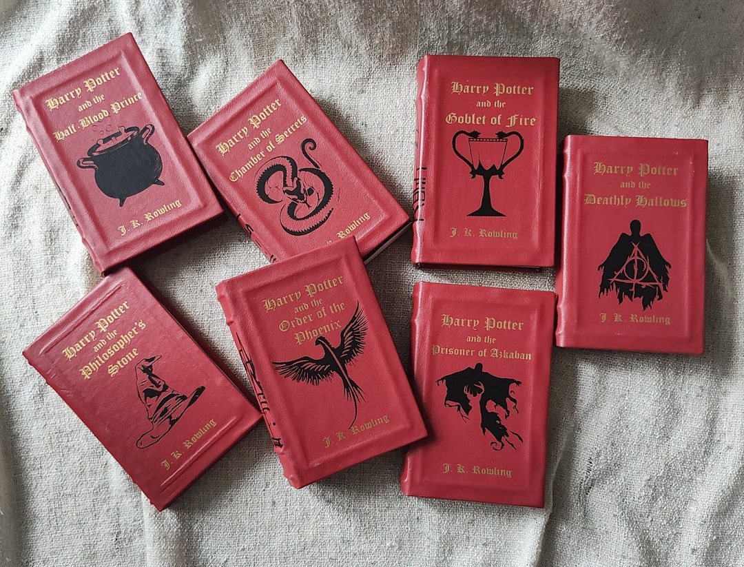 Harry Potter Custom Hardcover Rebind Book Collection. Gryffindor ...