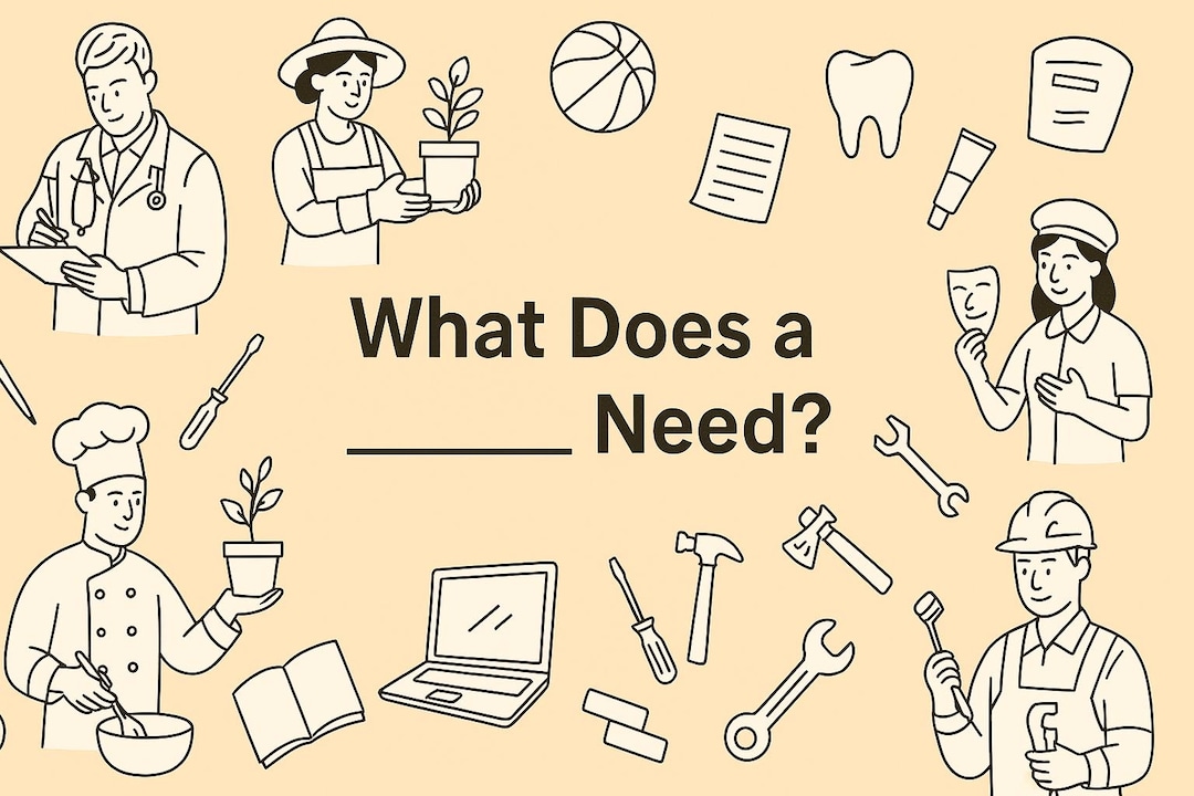 Jobs and Tools – Fun Occupation Worksheets - Etsy