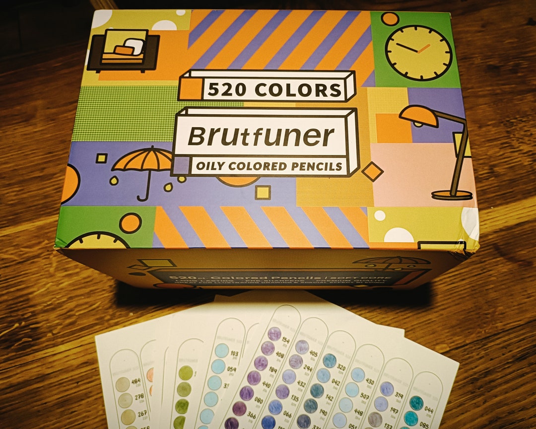 Brutfuner 520 Color Chart Yellow Box Yellow Box Sorted by Color - Etsy