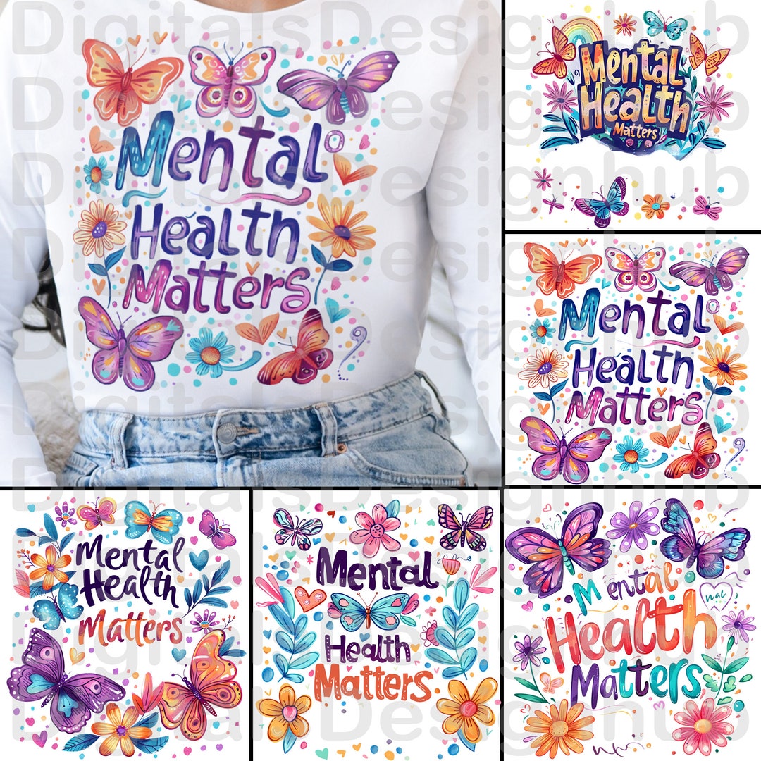Mental Health Matters Png, Be Kind to Your Mind Png, Mental Health Png, Mental Health Matters ...