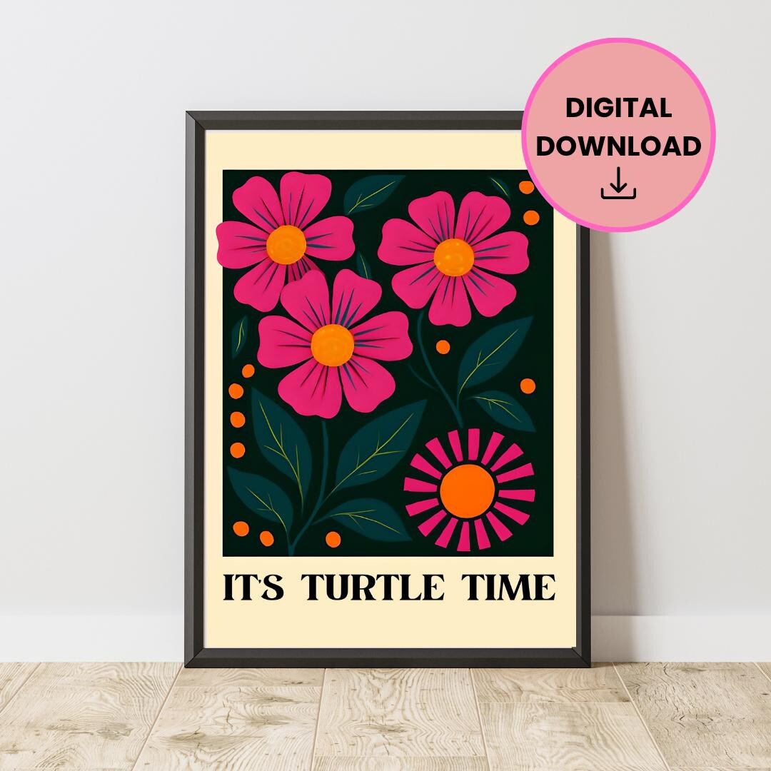 RHONY Pop Art Print: Turtle Time, Ramona Singer Quote (digital Download ...