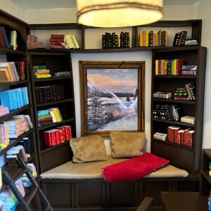 Diorama Miniature Room Bookcase Book Nook - Etsy
