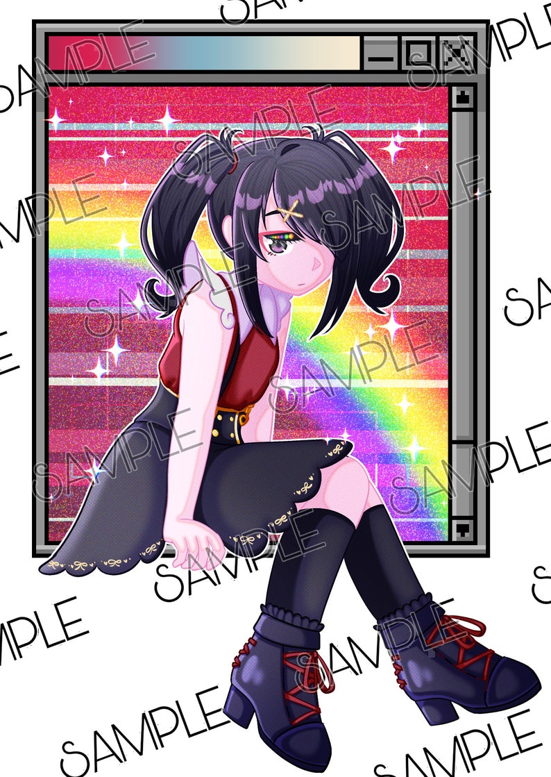 Needy Streamer Overload Ame-chan Two Sided Acrylic Charm PREORDER - Etsy