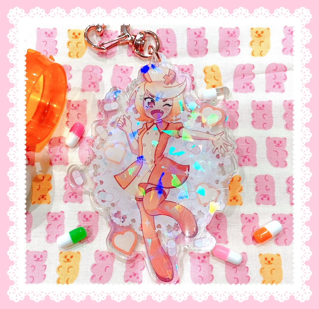Love Ward Ft Kagamine Rin - Holographic Acrylic Keychain - Etsy