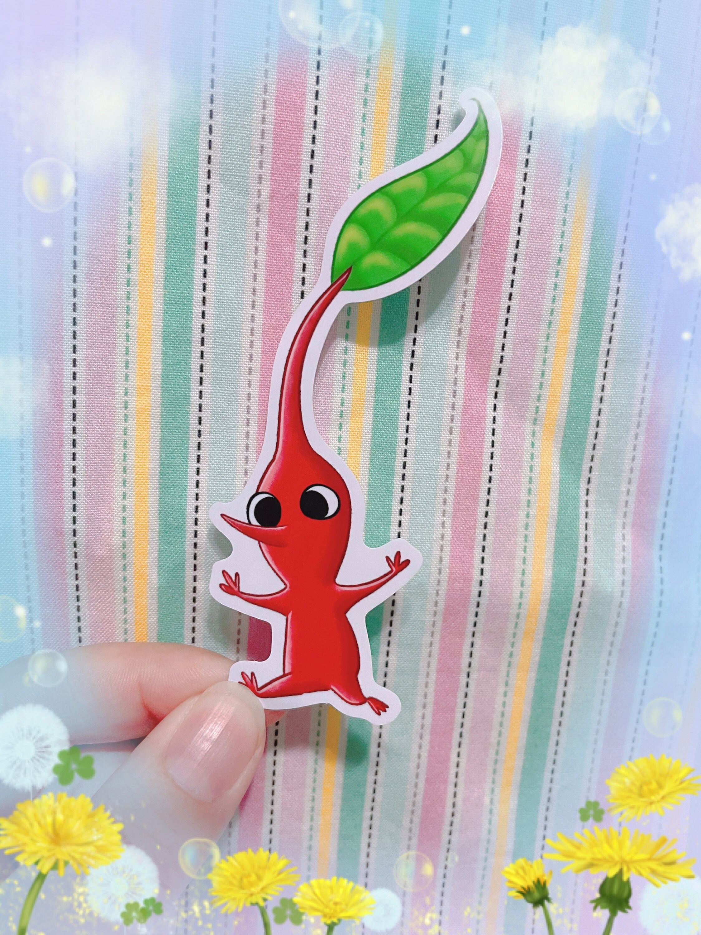 Red Pikmin - Vinyl Sticker - Etsy