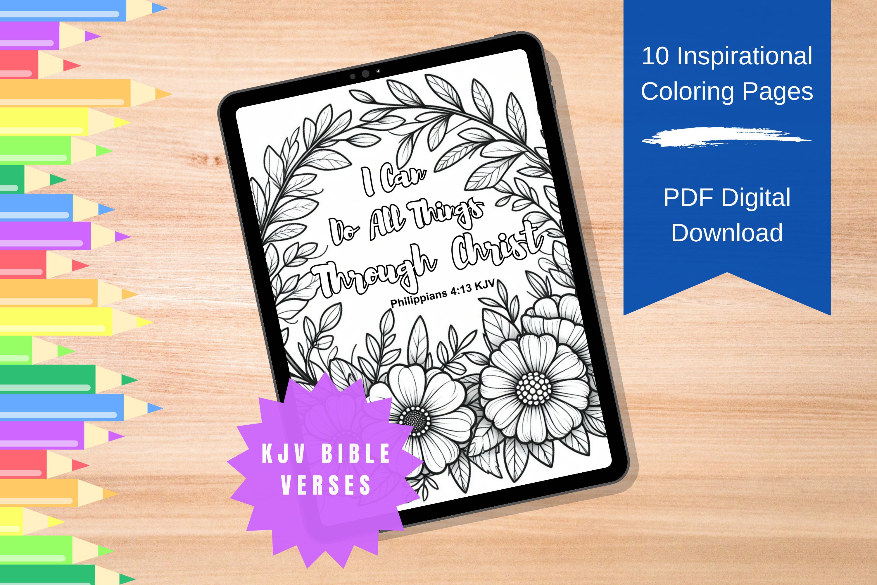 How God Sees You - Inspirational Bible Verse Coloring Pages for Teen ...