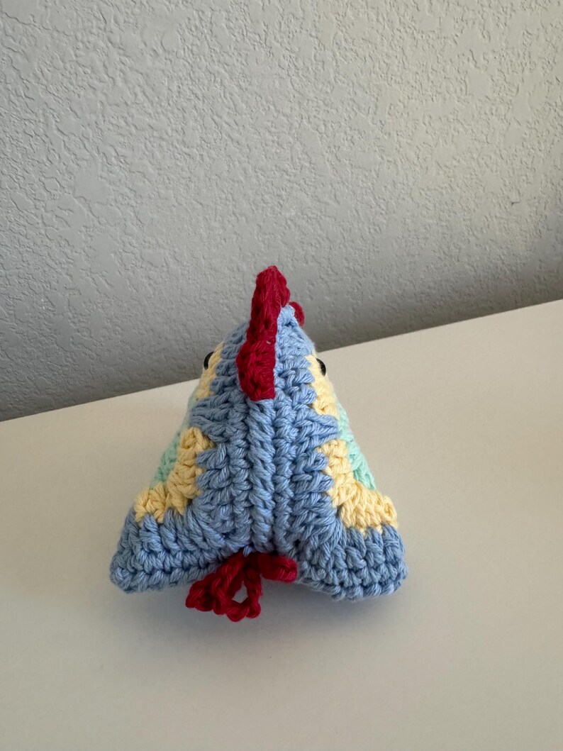 Handmade Crochet Granny Square Chicken/hen/farmhouse Decor - Etsy