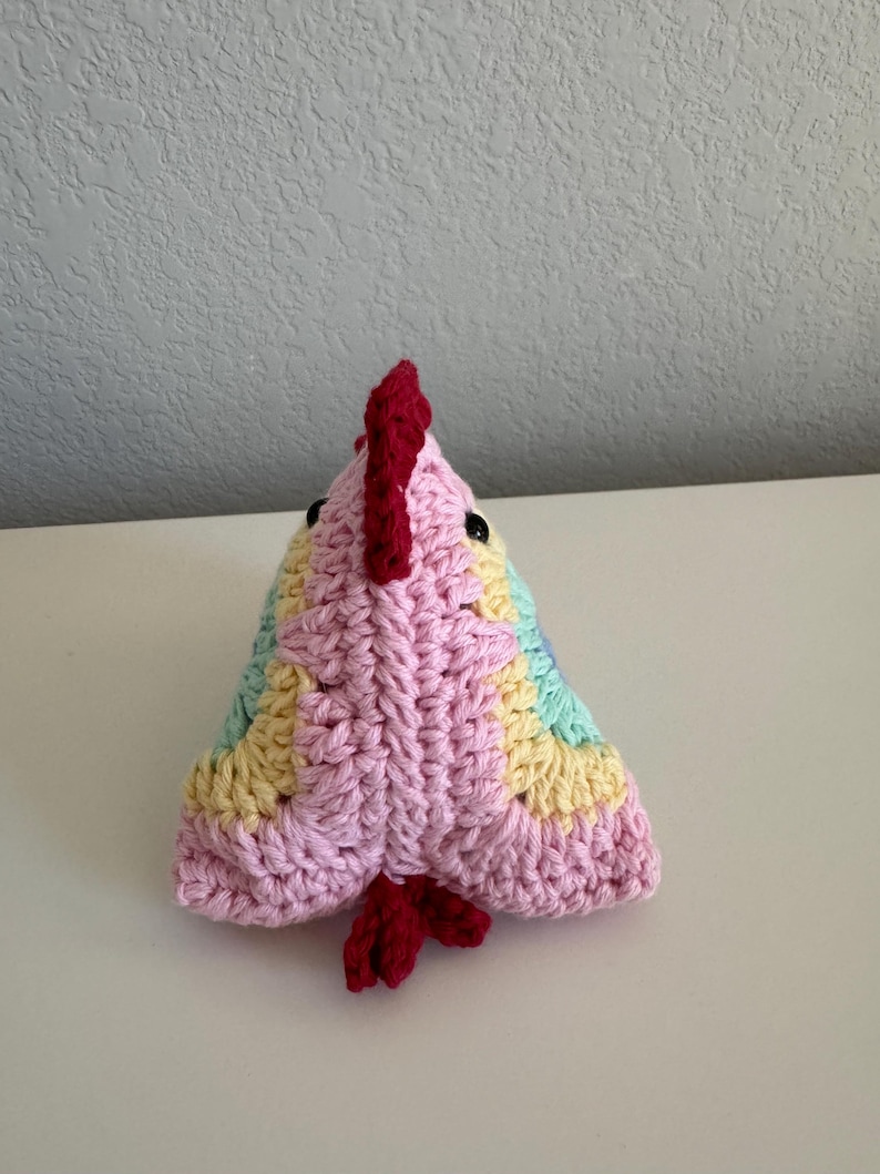 Handmade Crochet Granny Square Chicken/hen/farmhouse Decor - Etsy