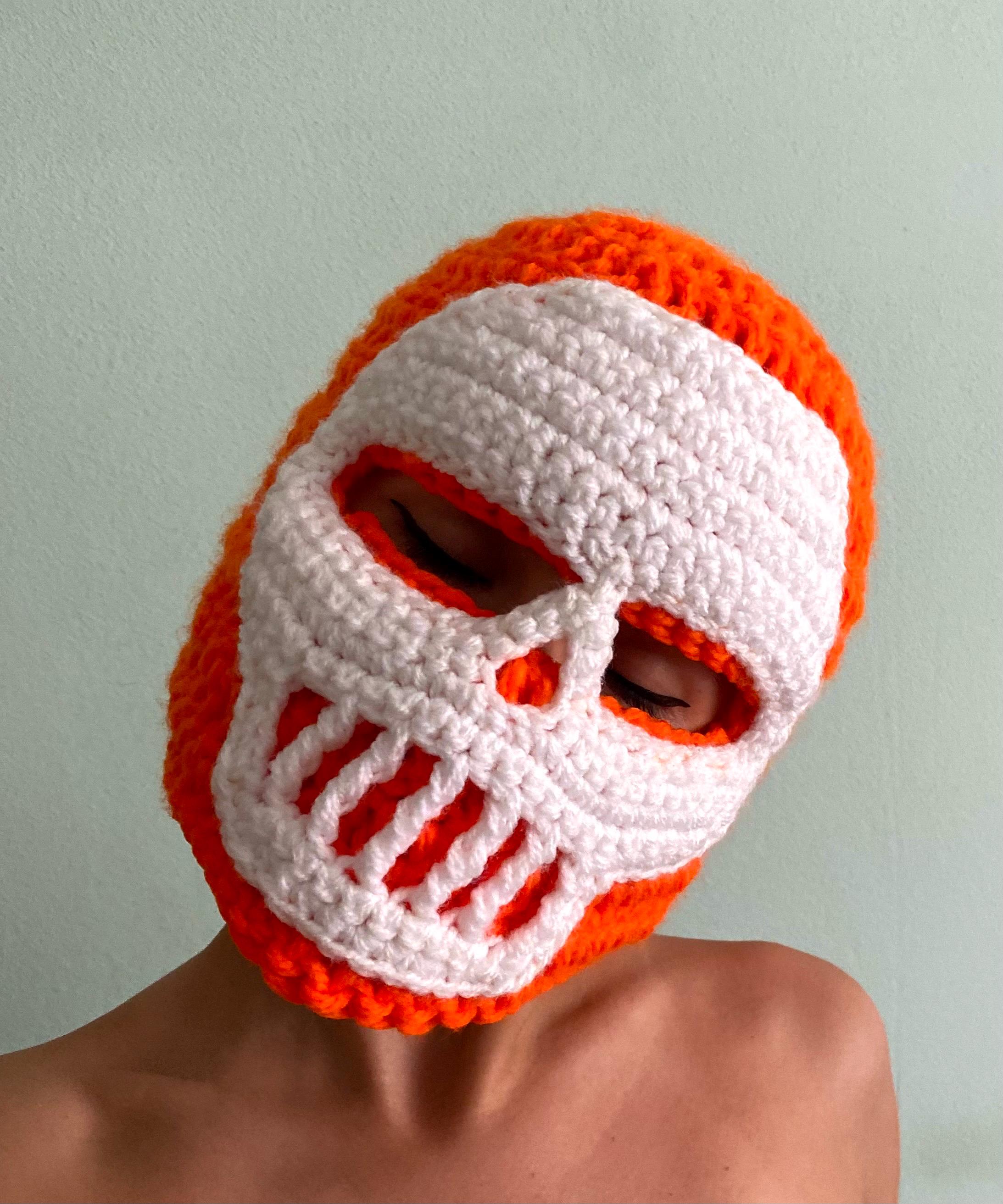 Skull Skeleton Balaclava / Crochet Handmade Ski Mask / Balaclava ...