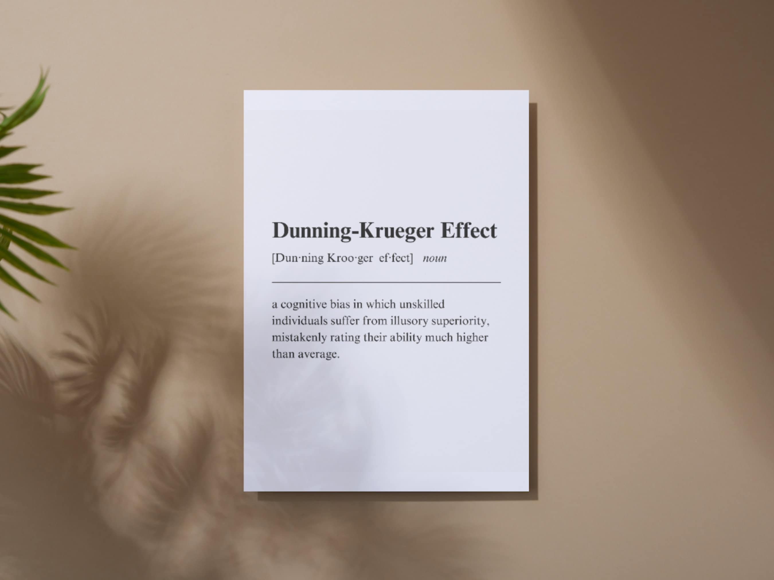 Dunning-kruger Effect Poster: Fostering Self-awareness in the Workplace ...