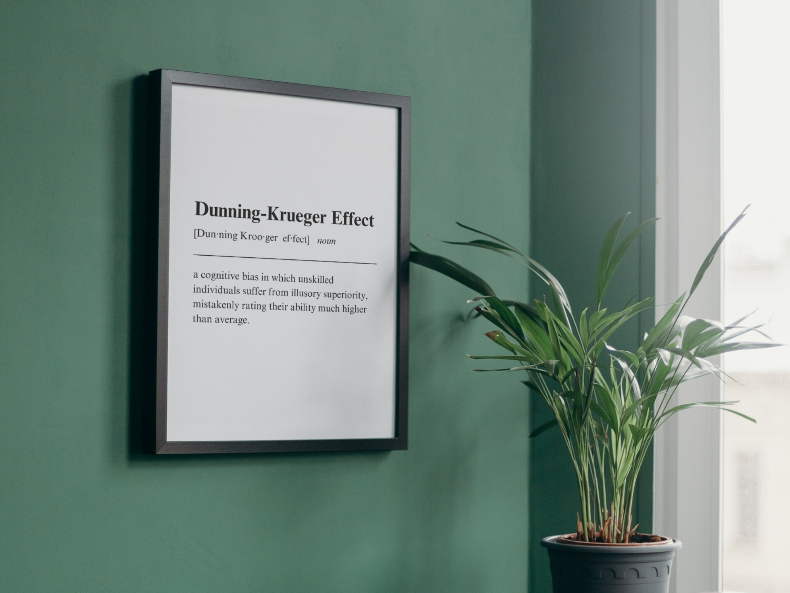 Dunning-kruger Effect Poster: Fostering Self-awareness in the Workplace ...