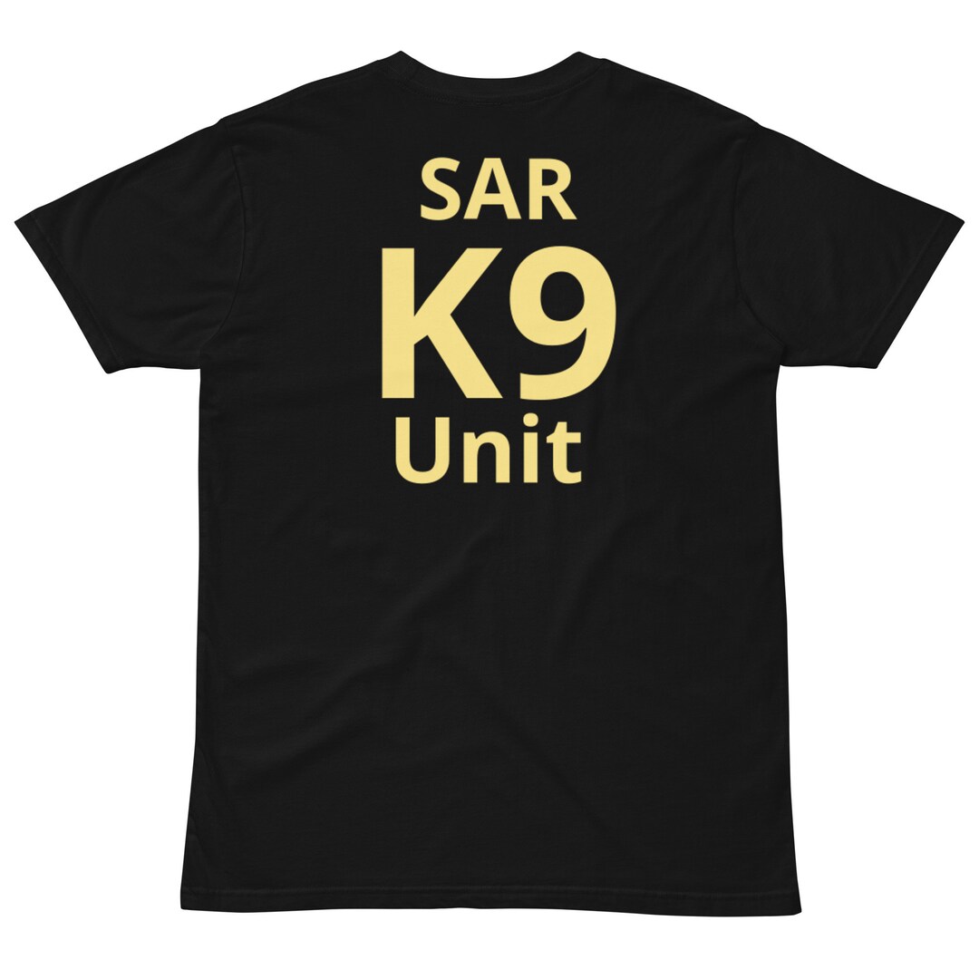 K9 Hanlder T-shirt, SAR T-shirt, Dog Handler T-shrit, Unisex Premium T ...