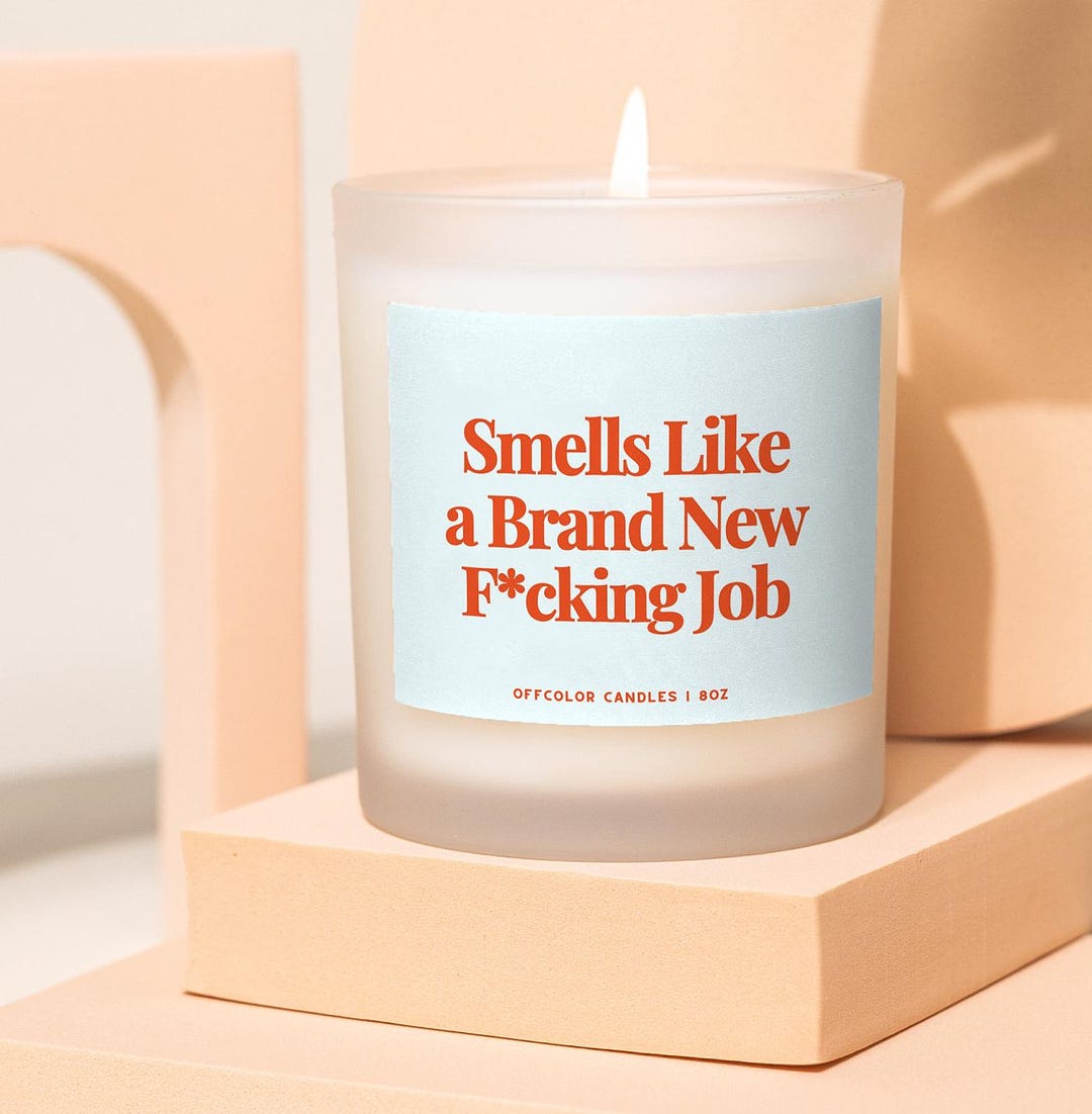 New Job Gift, Coworker Gift, Goodbye Gift, Funny Candle, Farewell Gift ...