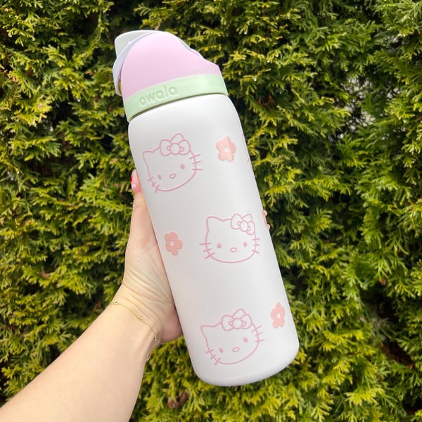 Hello Kittu Owala - Etsy
