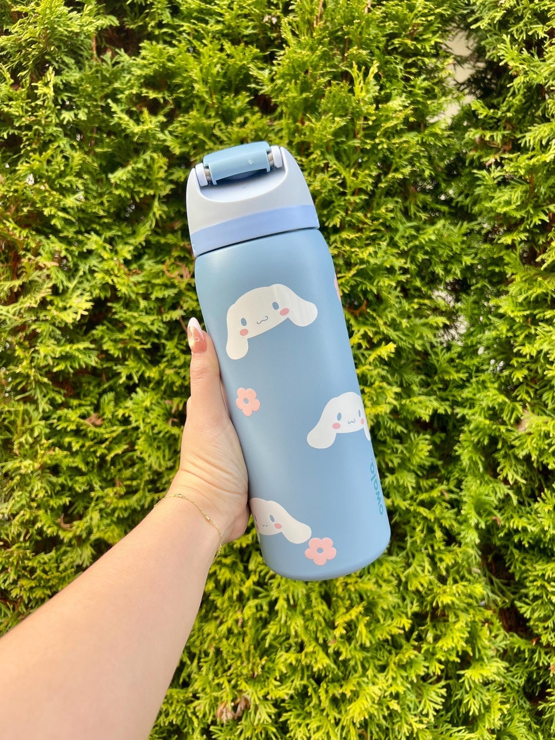 Cinnamoroll Owala 32oz Blue Water Bottle, Sanrio Inspired Hello Kitty ...