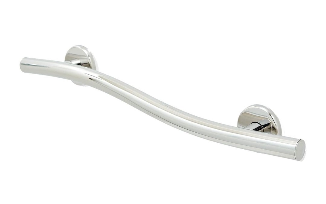 Custom Curved "modern" Grab Bar for Bathroom Shower - 14", 18", 24" or ...