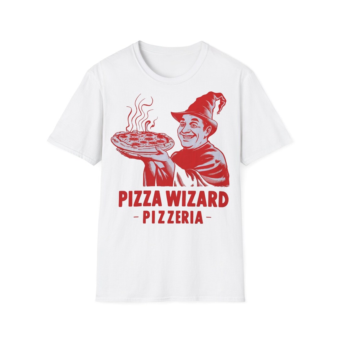 Pizza Wizard Pizzeria Vintage Mage Design Shirt Magical Unisex Tee - Etsy