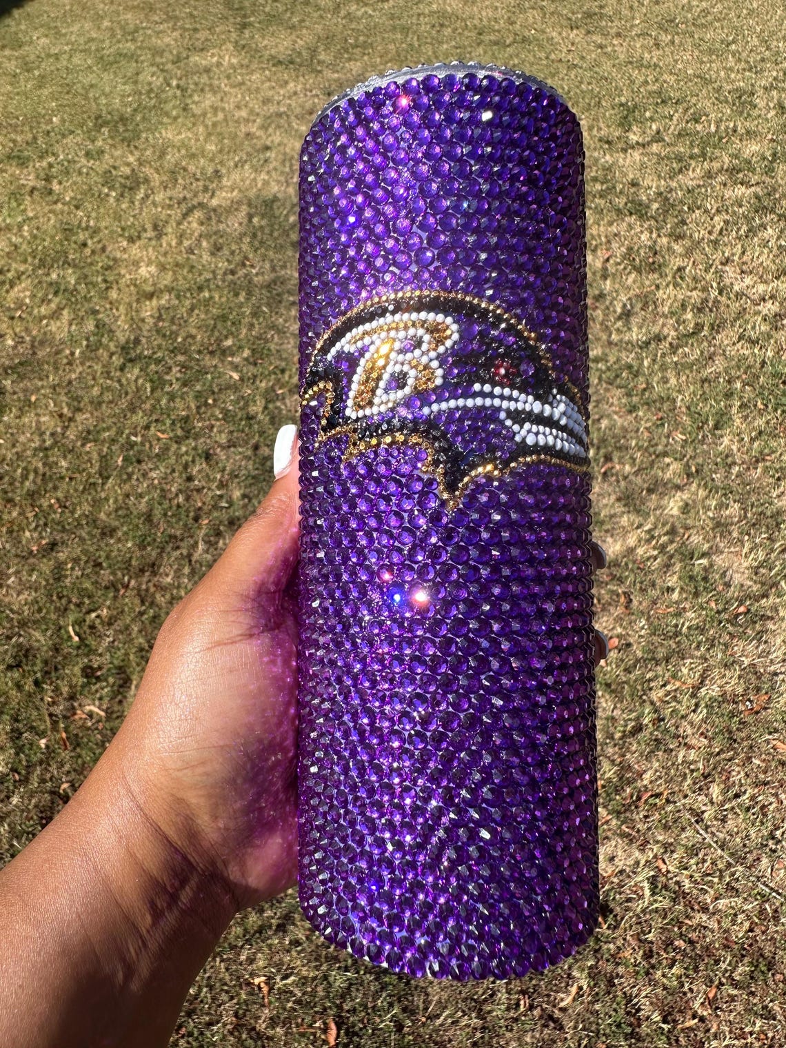 Custom Bling Baltimore Ravens / NFL Tumbler - Etsy