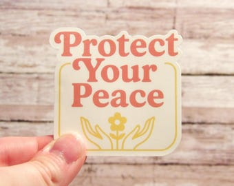 Protect Your Peace Sticker - Etsy