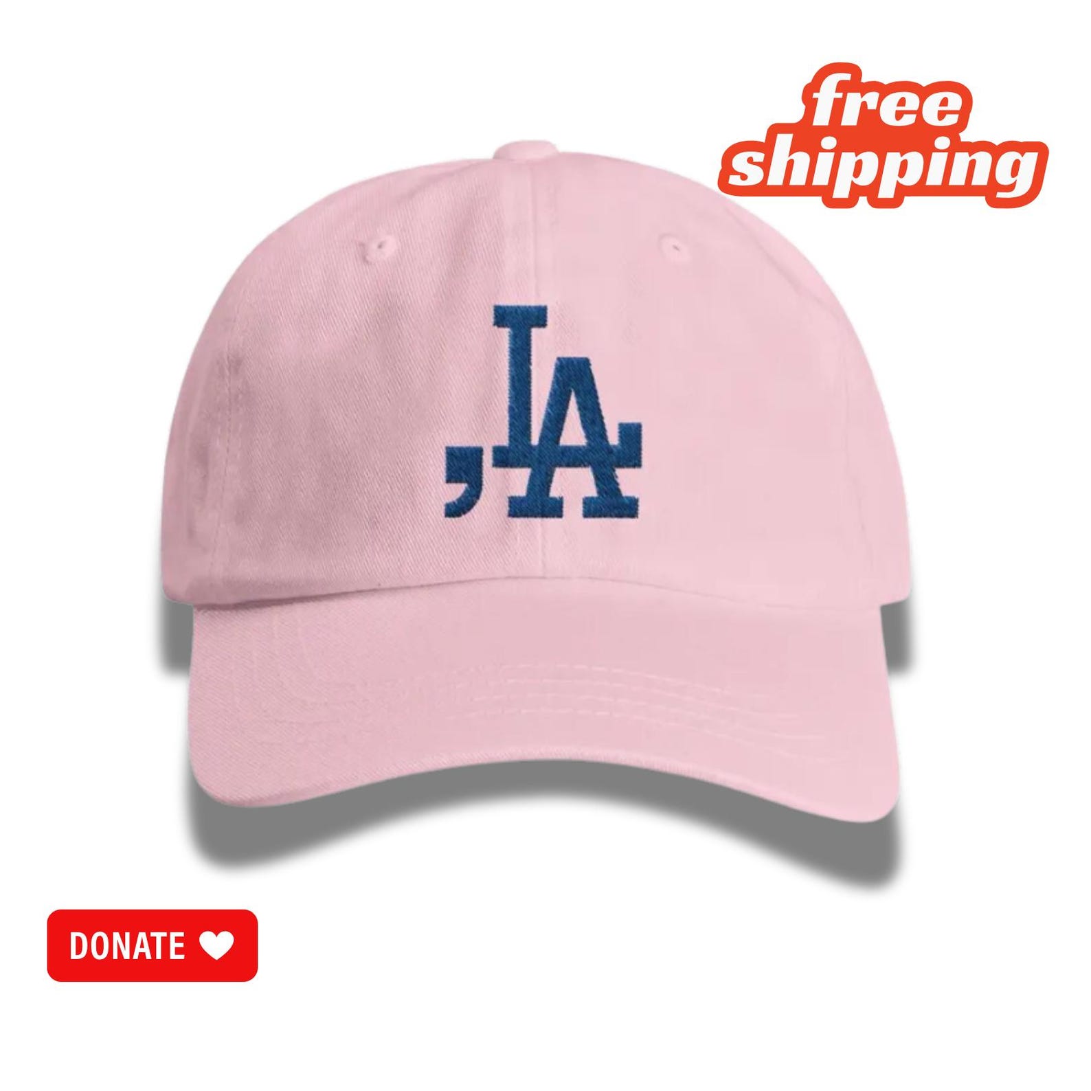 Kamala Harris Comma LA Dodgers Inspired Adult Low-profile Cotton Twill ...