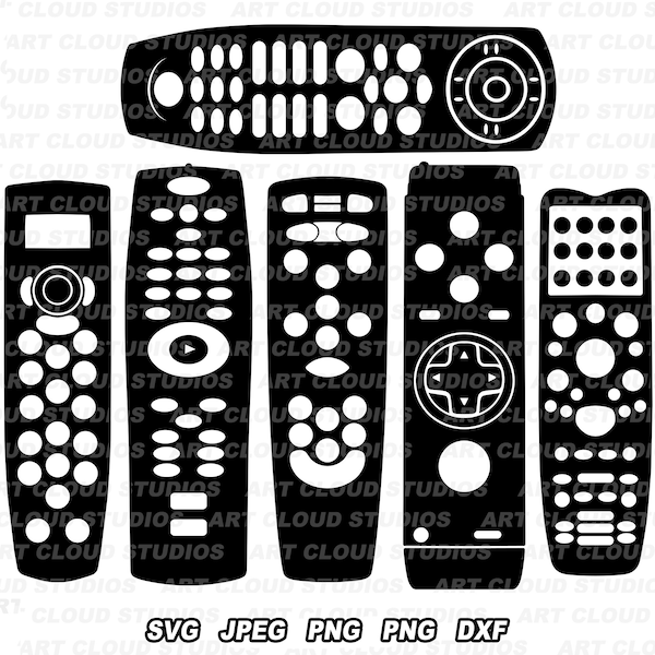 Remote Control Svg - Etsy