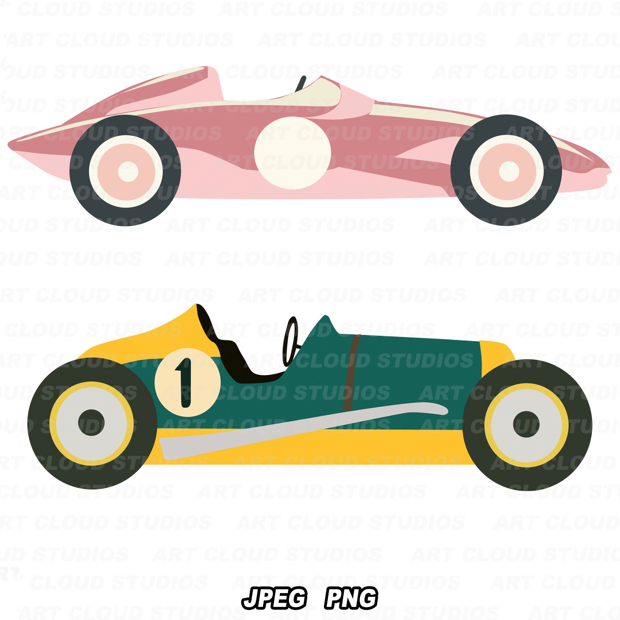 Race Car SVG Cut Files, Sports Car Silhouette Clipart, Car SVG, Retro ...