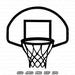 Basketball Hoop SVG, Basketball Backboard SVG, Cut File, Jpeg, Sports ...