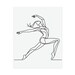 Rhythmic Elegance: Dance Line Art Poster Elegant Aesthetic Home Decor ...