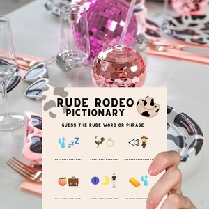 Rude Rodeo Pictionary- Hen Party Games - Bachelorette Party - Last ...