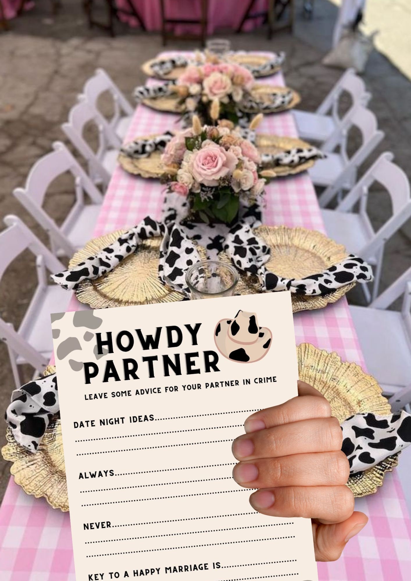 Howdy Partner - Hen Party Games - Bachelorette Party - Last Rodeo Theme ...