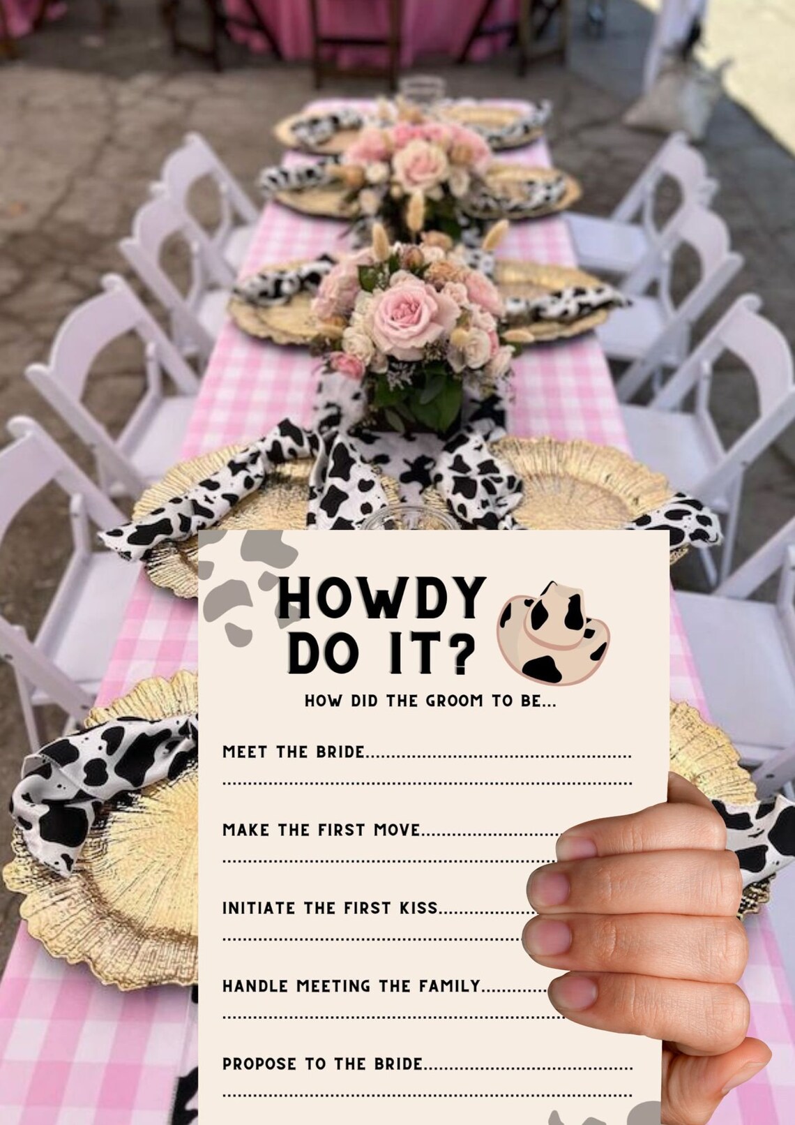 Last Rodeo/cowgirl Bachelorette/hen Party Game: Howdy Do It? (digital ...