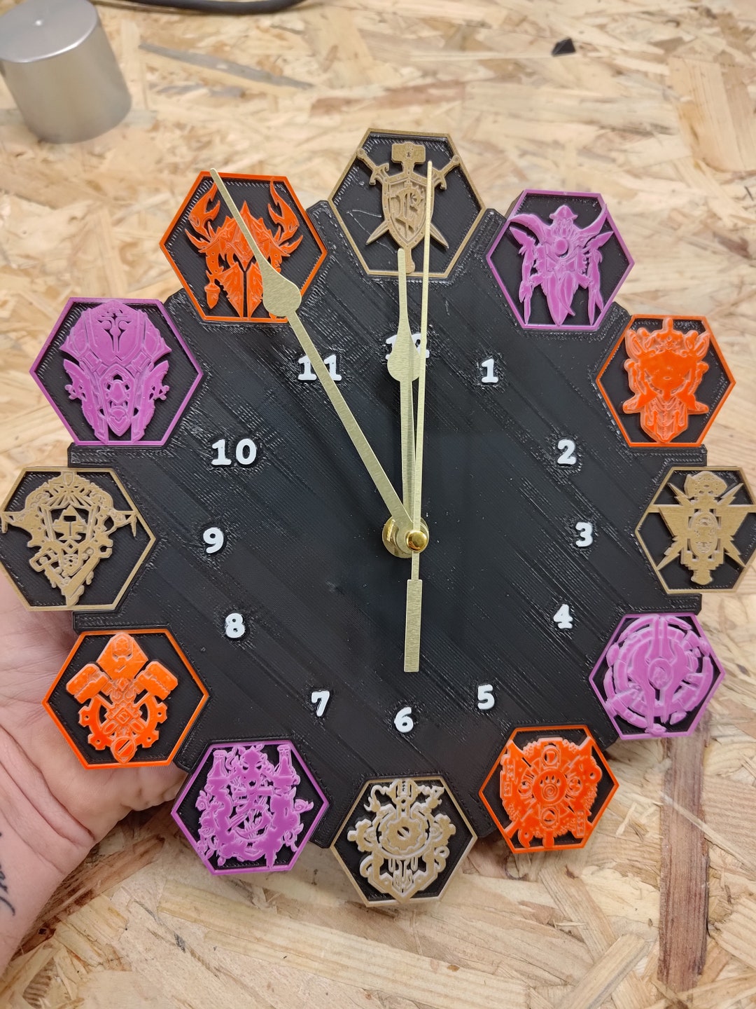 Wall Clock in World of Warcraft Look - Etsy