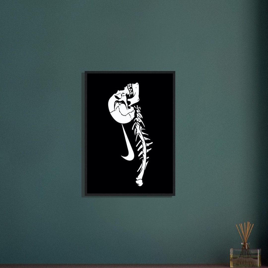 Nike Wall Art Minimal Art Nike Logo Art Nike Logo Art Print Minimalist ...