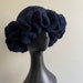Crochet Solid Dramatic Ruffle Wavy Hat - Etsy