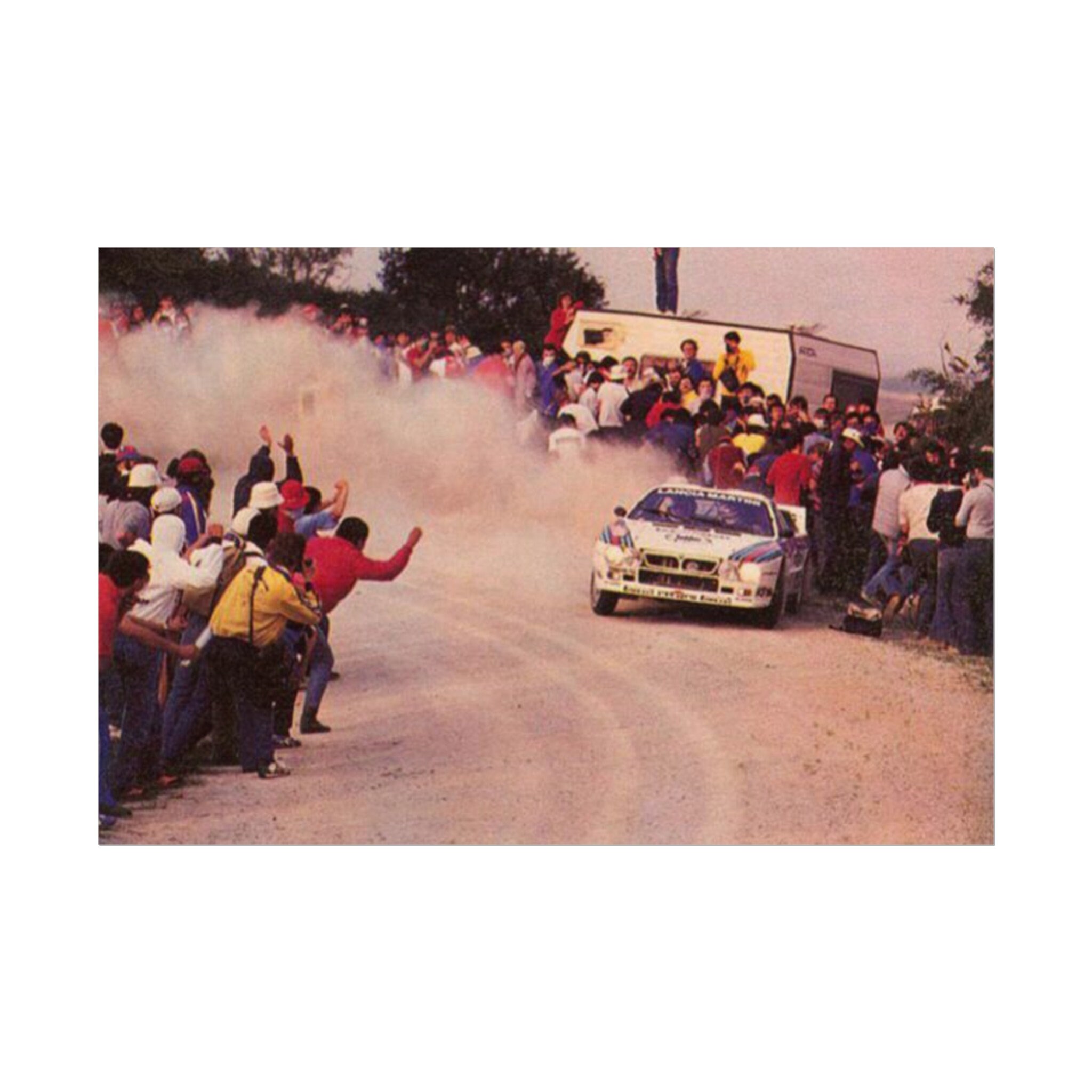 Lancia 0.37 Group B Rally Poster, Wrc, Rally Legend, 80's Rally ...