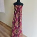 Malong Sarong Batik Maroon Brown Magenta High Premium Quality Fabric ...