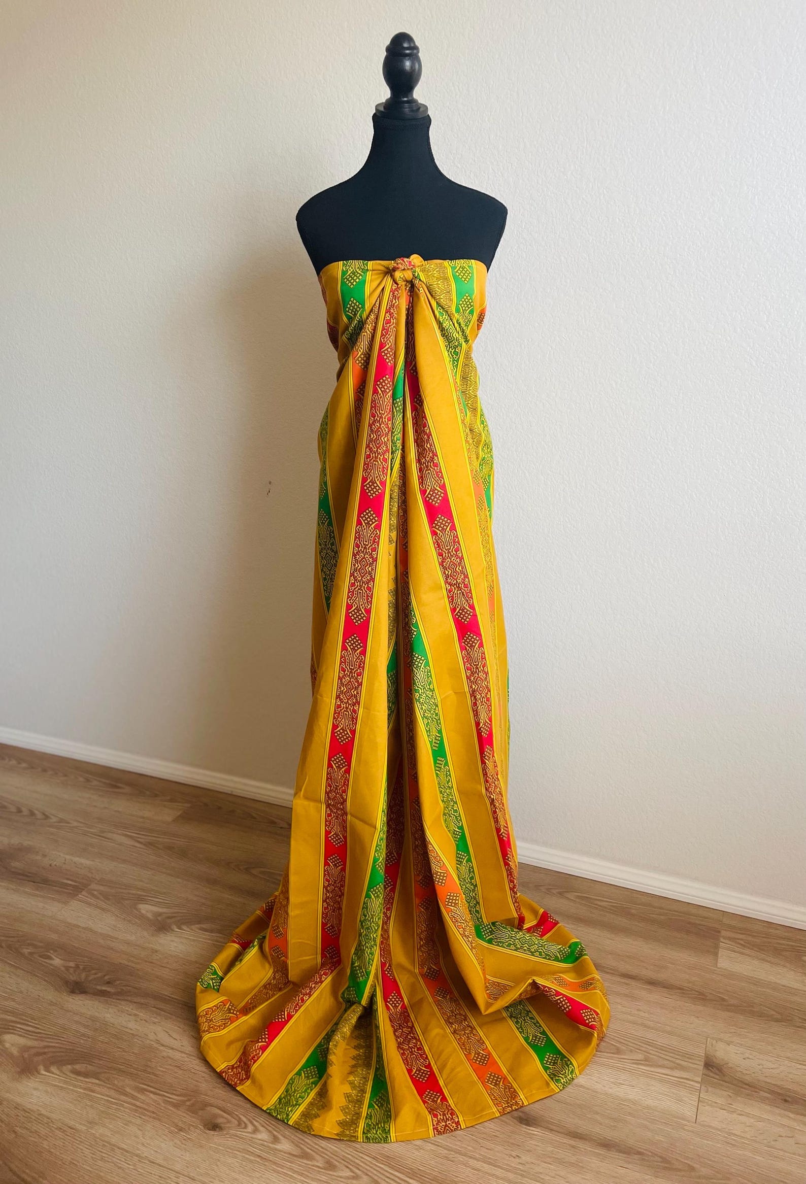 Malong Bright Yellow Authentic Filipino Traditional Men Women Sarong ...