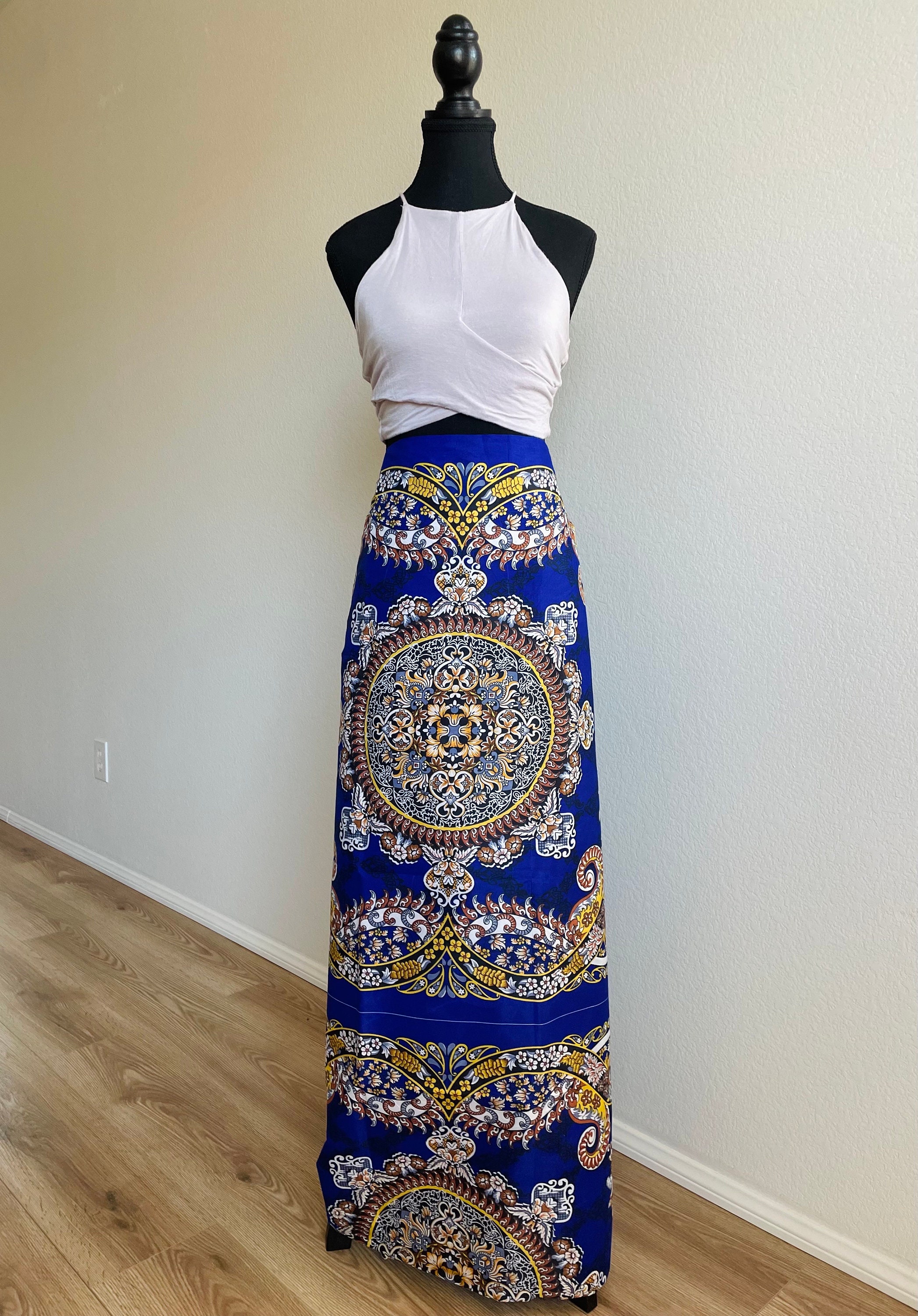 Malong Royal Blue Authentic Original Ethnic Traditional Apparel ...