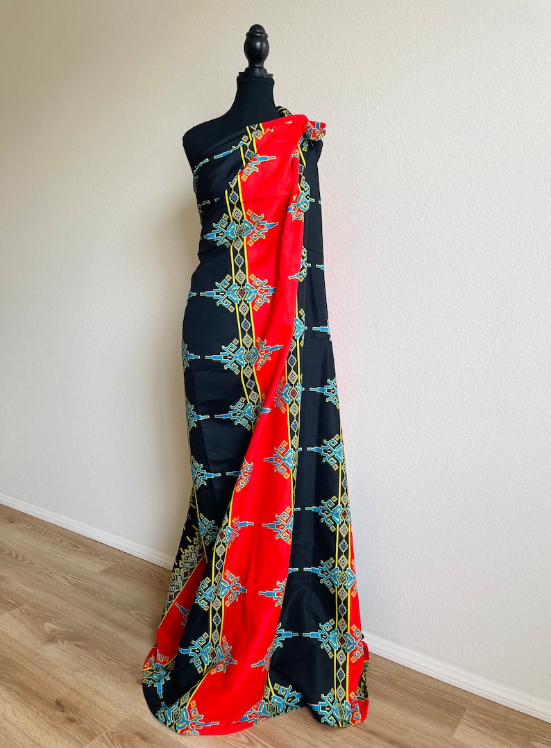 Malong Sarong Maranao Landap Batik Colorful Red Multi Functional Attire ...