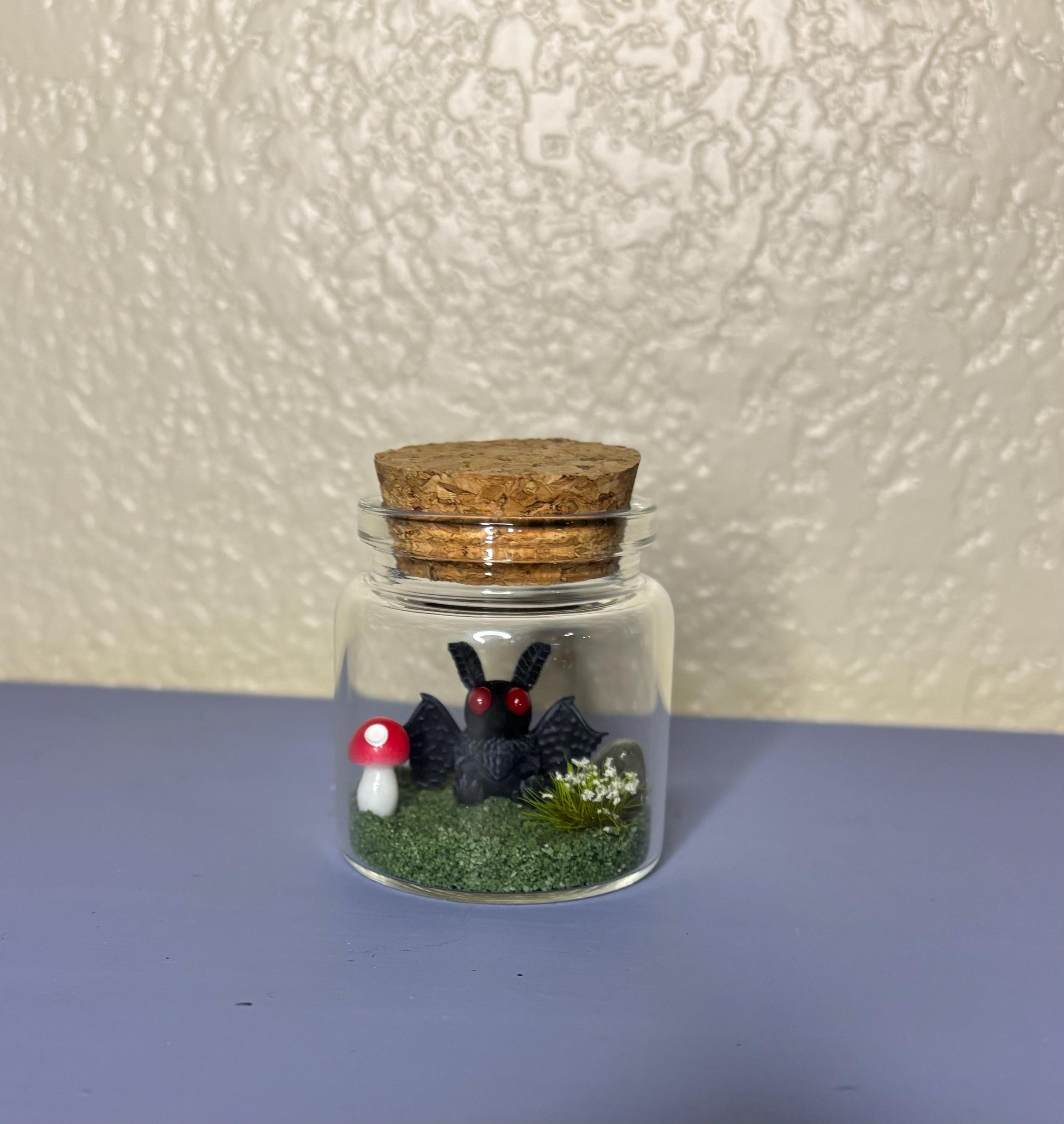 Mini Terrarium Mothman - Etsy