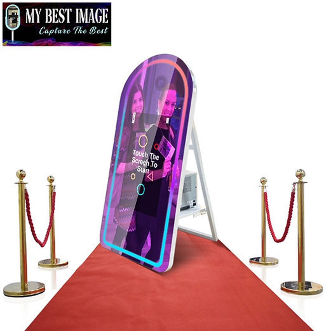 Touch Screen Magic Mirror Photobooth | Event Photo Booth | Selfie Station | Party Entertainment ...