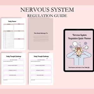 Nervous System Regulation Guide Planner | Stress Management Strategies ...